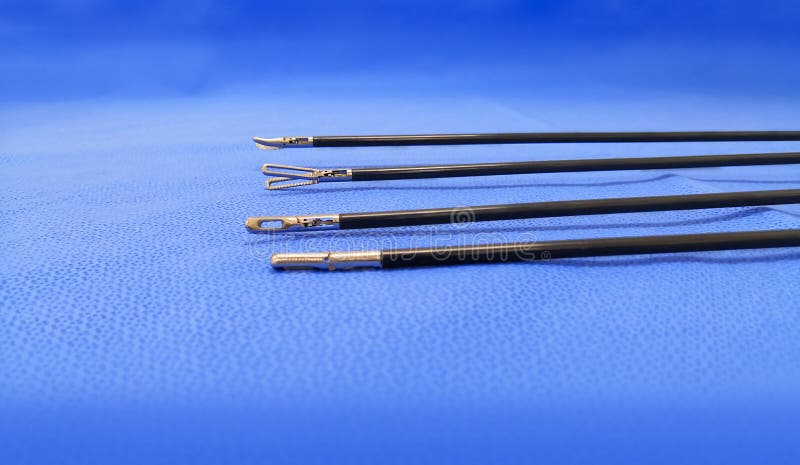 Laparoscopic Surgical Instruments Tips Stock Photo - Image of ...