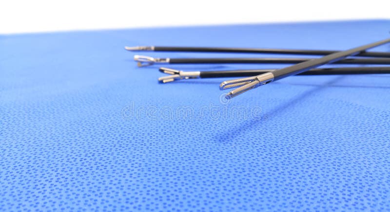 Laparoscopic Surgical Instruments Tips Stock Photo - Image of ...