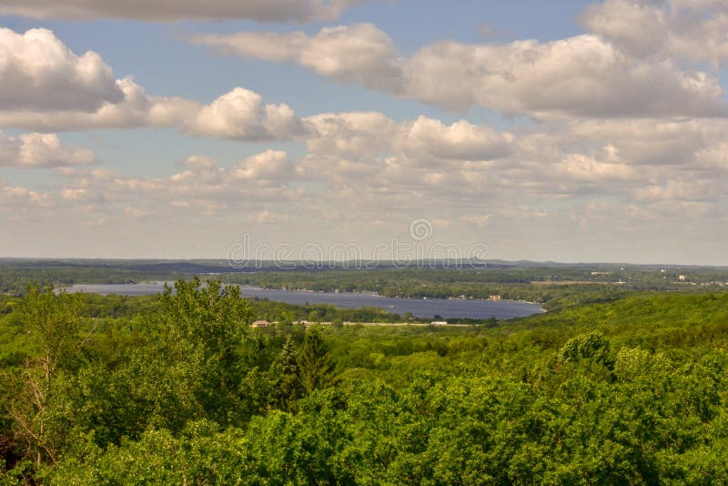 Lapham Peak State Park in Delafield Wisconsin Stock Photo - Image of ...