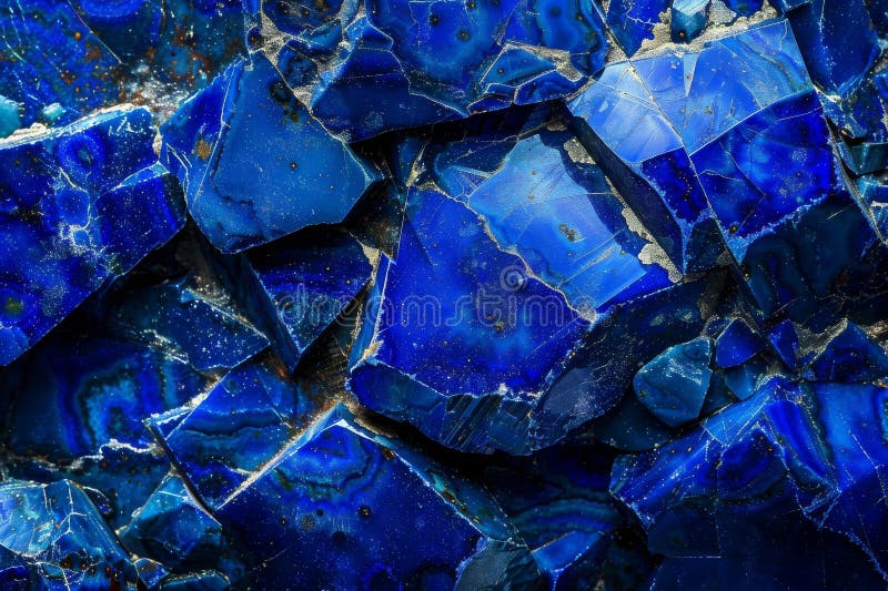 Lapis Lazuli Texture, Blue Stone Background, Lazure Gem Slice, Dark ...