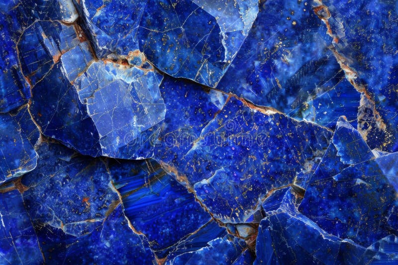 Lapis Lazuli Texture, Blue Stone Background, Lazure Gem Slice, Dark ...