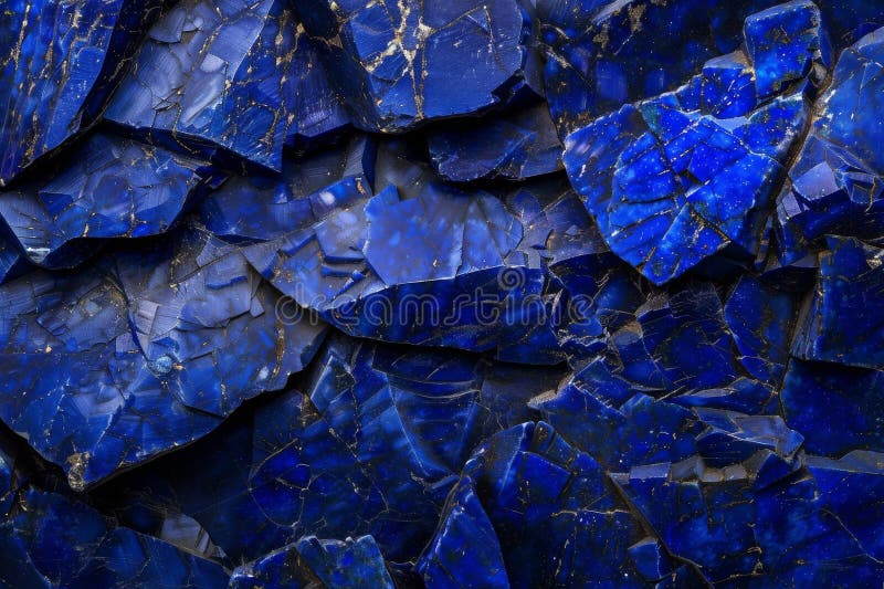 Lapis Lazuli Texture, Blue Stone Background, Lazure Gem Slice, Dark ...