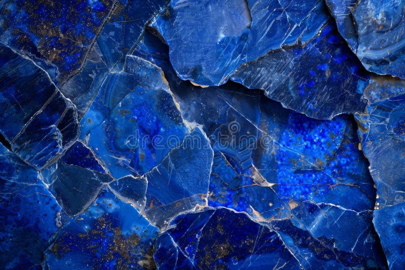 Lapis Lazuli Texture, Blue Stone Background, Lazure Gem Slice, Dark ...