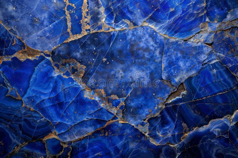 Lapis Lazuli Texture, Blue Stone Background, Lazure Gem Slice, Dark ...