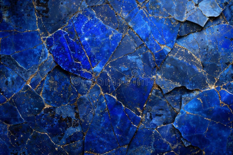 Lapis Lazuli Texture, Blue Stone Background, Lazure Gem Slice, Dark ...
