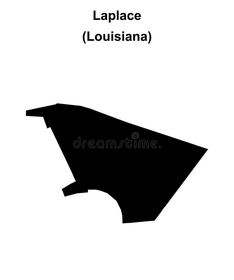 Laplace outline map stock vector. Illustration of area - 357331852