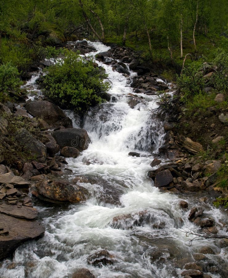 Lapland whitewater stock image. Image of beauty, strength - 5660607
