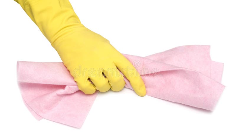 Lappen in der Hand stockbild. Bild von lappen, schrubben - 9889791