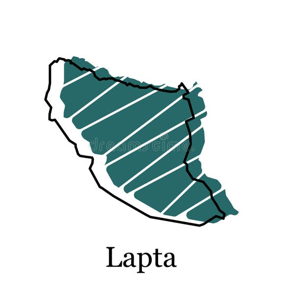 Lapta Map the State Administrative Subdivision of Turkey, Creative ...
