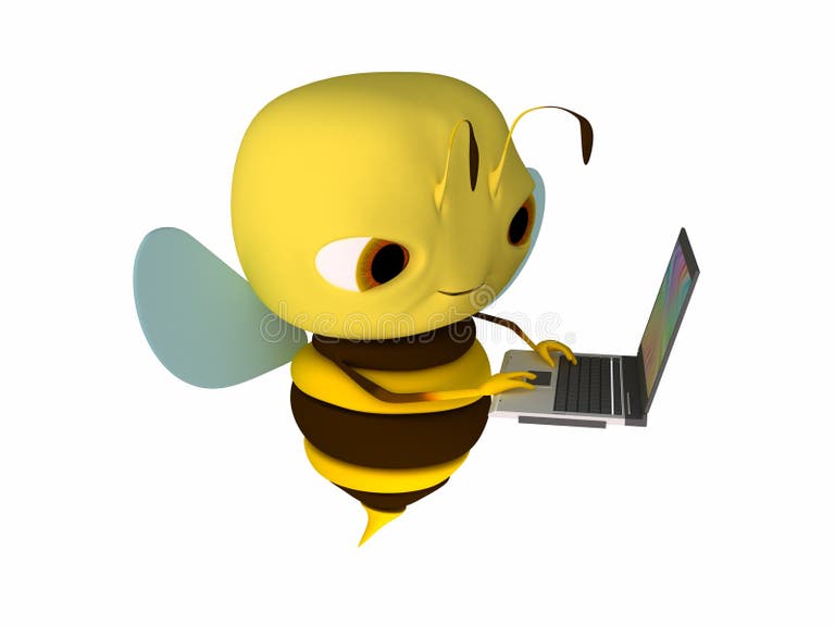 Bee Laptop Stock Illustrations – 184 Bee Laptop Stock Illustrations ...
