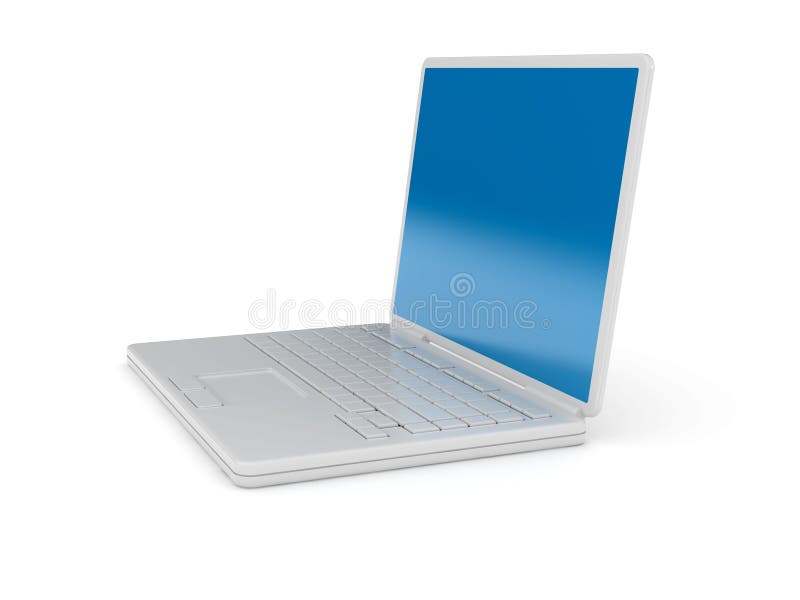 Laptop stock illustration. Illustration of object, laptop - 11737222