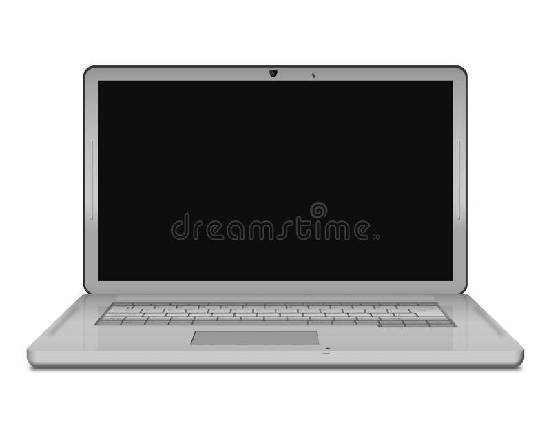 Laptop Display stock vector. Illustration of path, open - 27720902