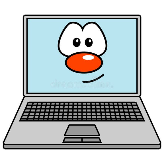 Face Laptop Stock Illustrations – 29,905 Face Laptop Stock ...
