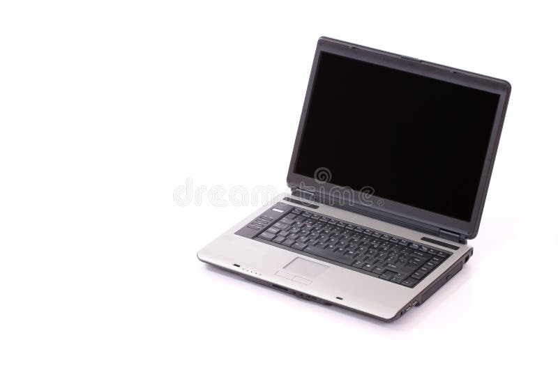 Laptop facing left stock image. Image of apple, powerbook - 455329