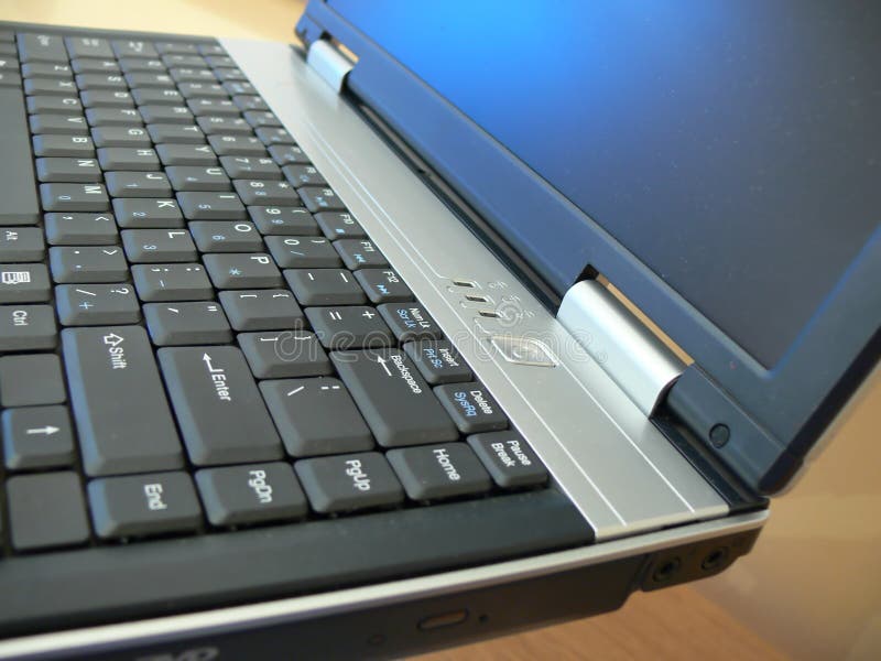 Laptop stock image. Image of computer, open, delicate - 1666429