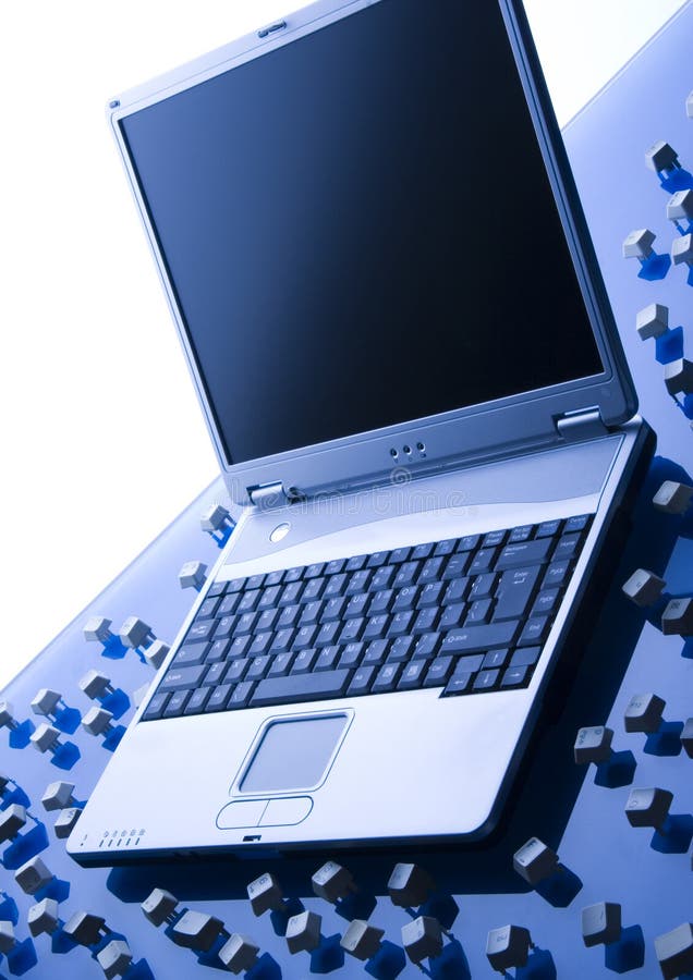 Laptop stock image. Image of communication, attribute - 2125637