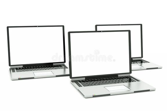 Laptop stock illustration. Illustration of display, mobile - 22452007