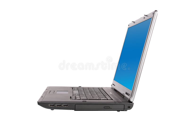 Laptop stock photo. Image of monitor, isolated, modern - 4431508