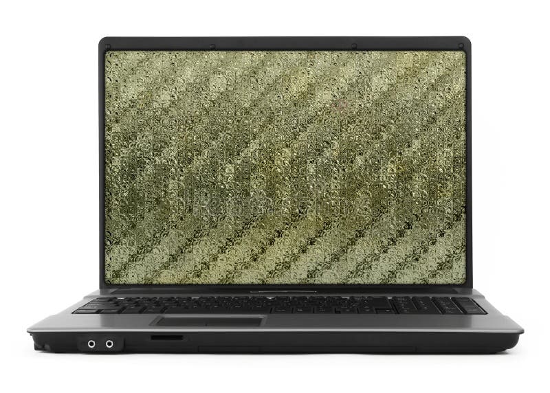 Laptop stock image. Image of computer, abstract, textured - 6077267