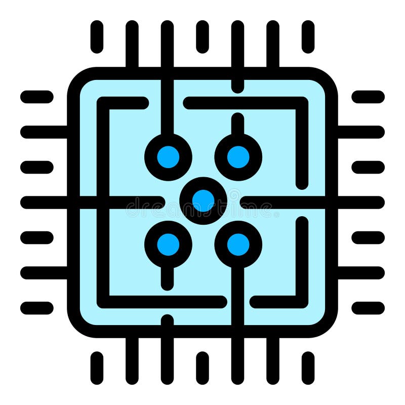Laptop Ai Processor Icon Outline Vector. Digital Circuit Stock Vector ... Laptop Ai Processor Icon Outline Vector. Digital Circuit Stock Vector ...