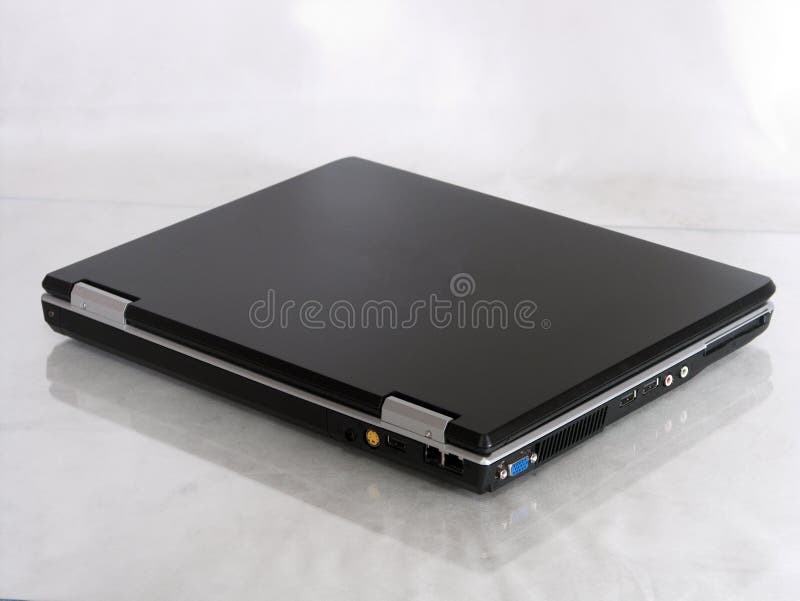 Laptop - back stock image. Image of cruncher, computer - 944491