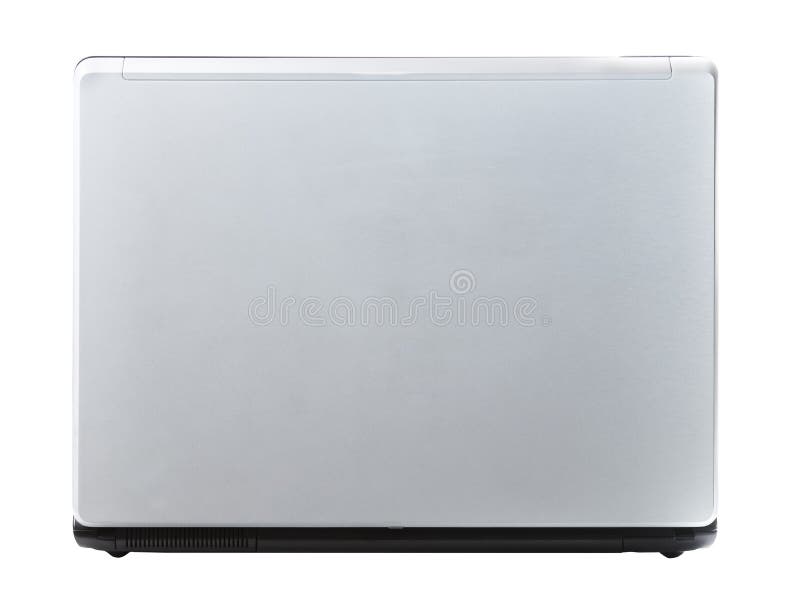 Laptop back view stock photo. Image of technology, screen - 99120792