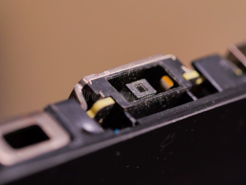 Laptop battery plug. stock image. Image of hardware - 366539259