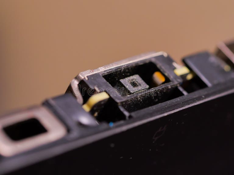 Laptop battery plug. stock image. Image of hardware - 366539259