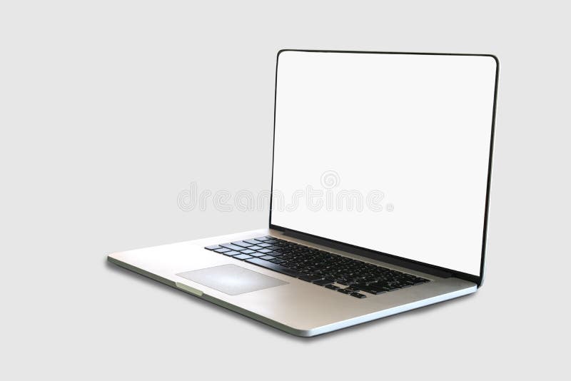 Technology Computer on White Background Stock Photo - Image of ...