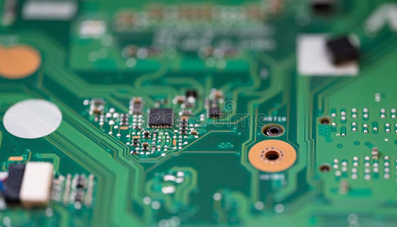 Laptop Board Repair Close-up Stock Photo - Image of digital, chip ...