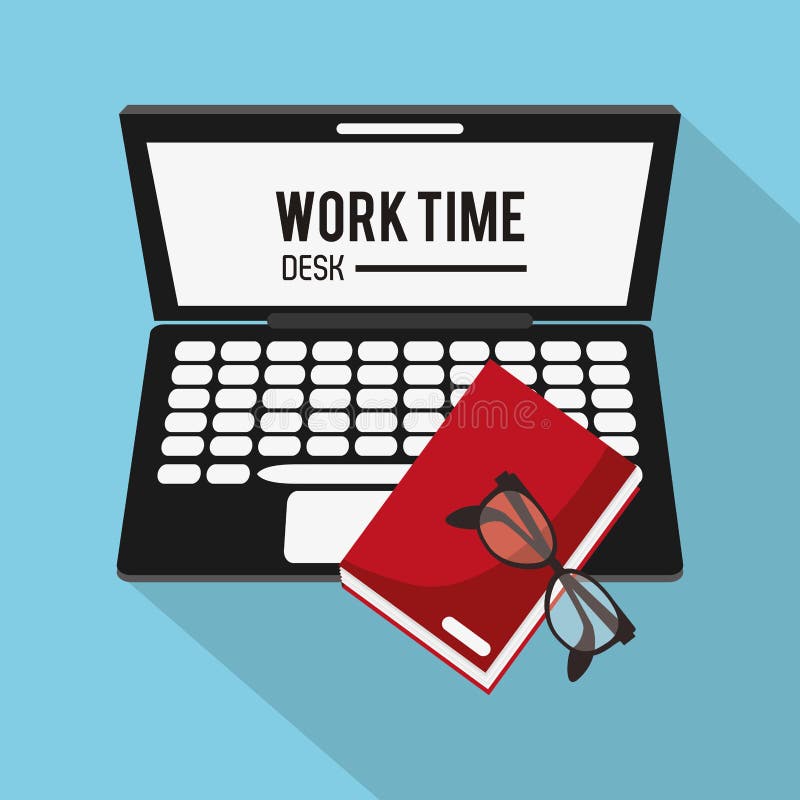 Worktime Vector Stock Illustrations – 291 Worktime Vector Stock ...