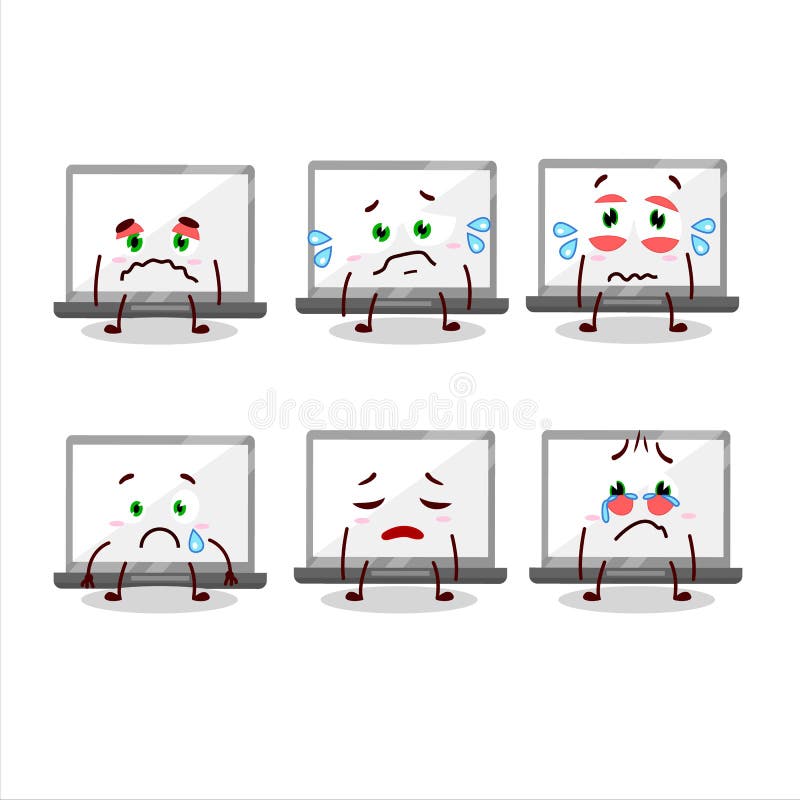 Cartoon Computer Sad Stock Illustrations – 2,669 Cartoon Computer Sad ...