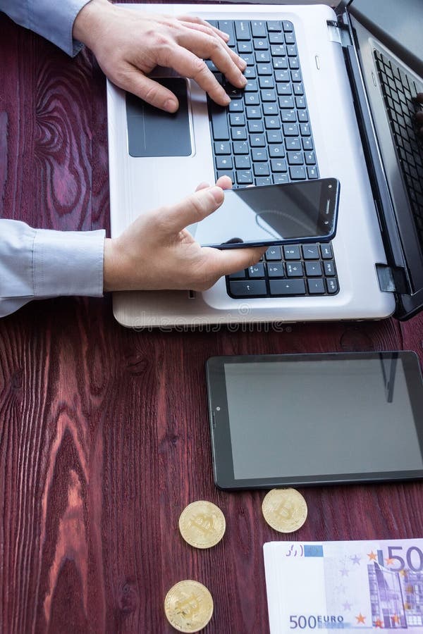 Laptop Cash Machine stock image. Image of register, bills - 10435089