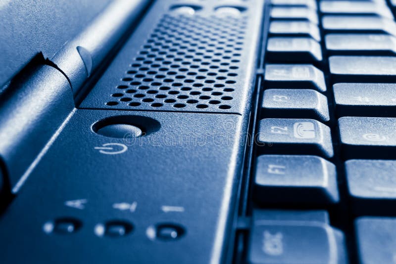 Laptop closeup stock image. Image of business, network - 11289455