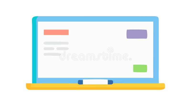 Laptop with Code on Screen Technology Icon, Vector Design Generative AI ...