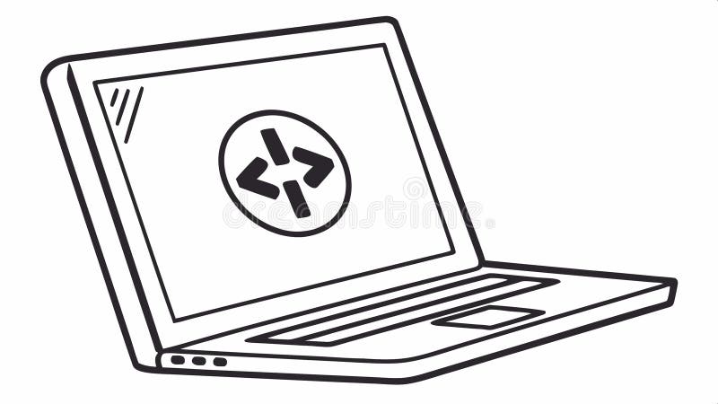 Laptop Coding Vector, Programming Interface, Software Development Design Generative AI Stock ...