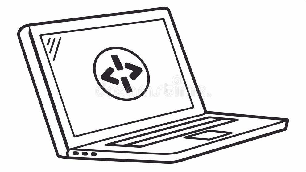 Laptop Coding Vector, Programming Interface, Software Development Design Generative AI Stock ...