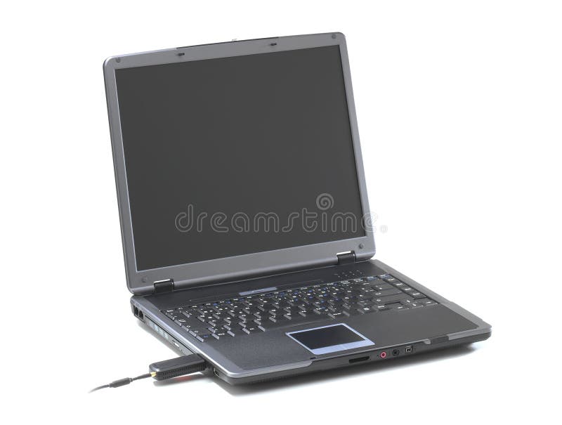 Laptop computer stock image. Image of impact, instant - 7106955