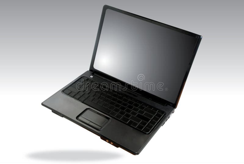 Laptop stock photo. Image of business, modern, data, netbook - 14144670