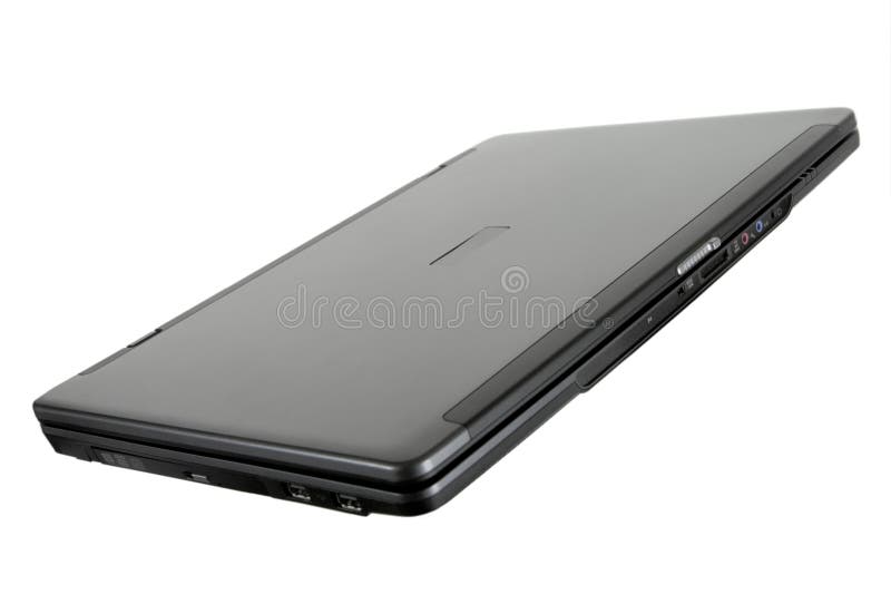 Closed laptop computer stock photo. Image of internet - 7762084