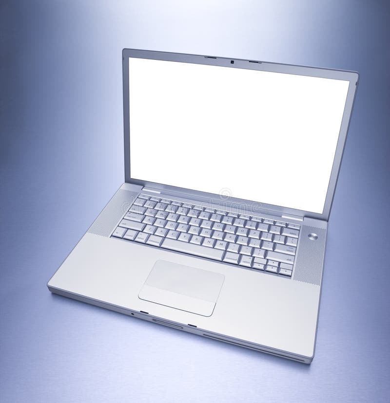 Laptop Computer stock image. Image of metalic, isolated - 8232789