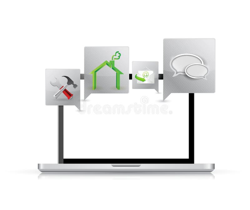 Set of Technology Tools and Equipment Stock Illustration - Illustration ...