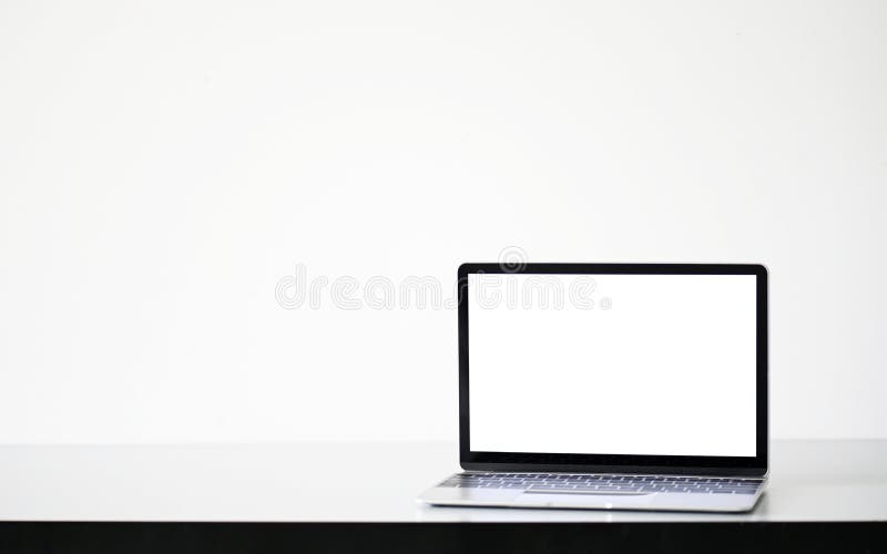 Blank Screen Computer, Desktop PC. for Business Stock Image - Image of ...