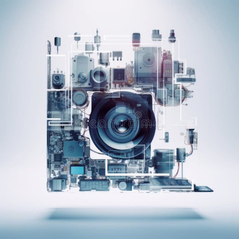 A Laptop Computer with a Camera Inside of it. Generative AI Image ...