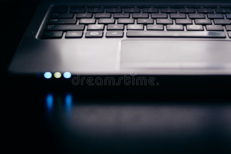 Laptop computer stock photo. Image of leds, computing - 85258940