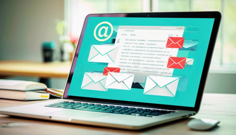 A Laptop Computer is Currently Switched on and Displaying Images of ...