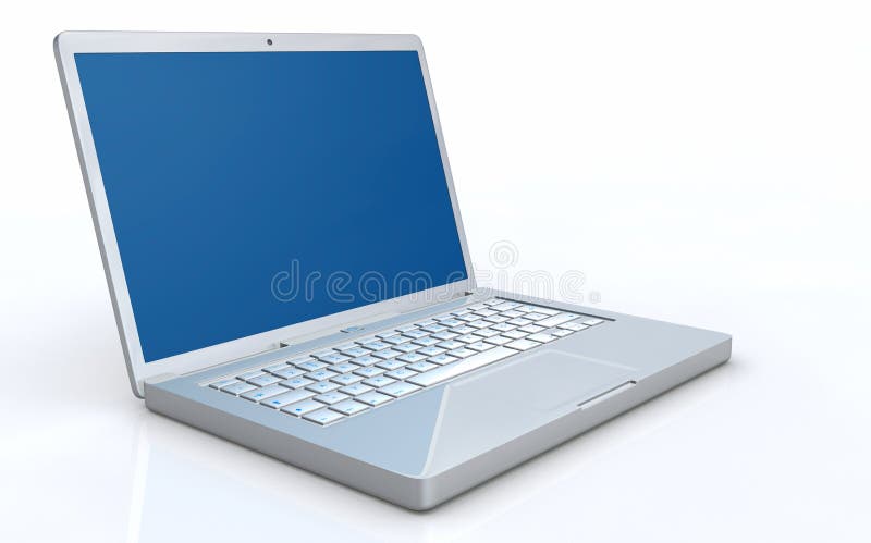 Laptop computer stock photo. Image of angled, computing - 31247416