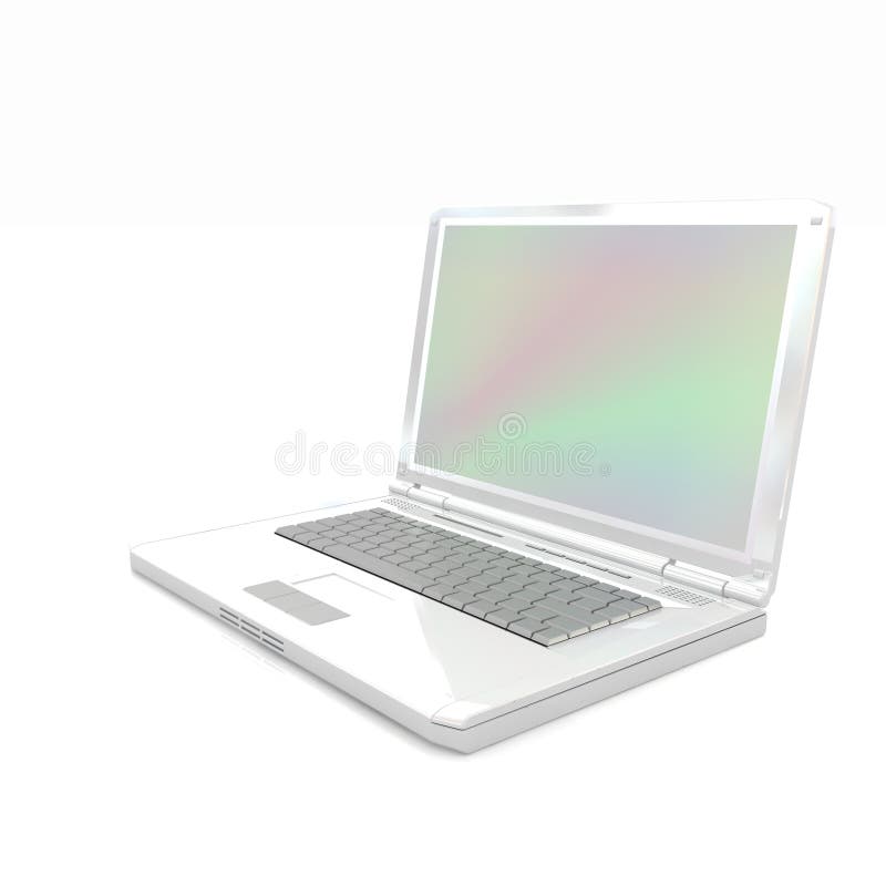 Laptop computer. 3d render stock illustration. Illustration of detailed ...