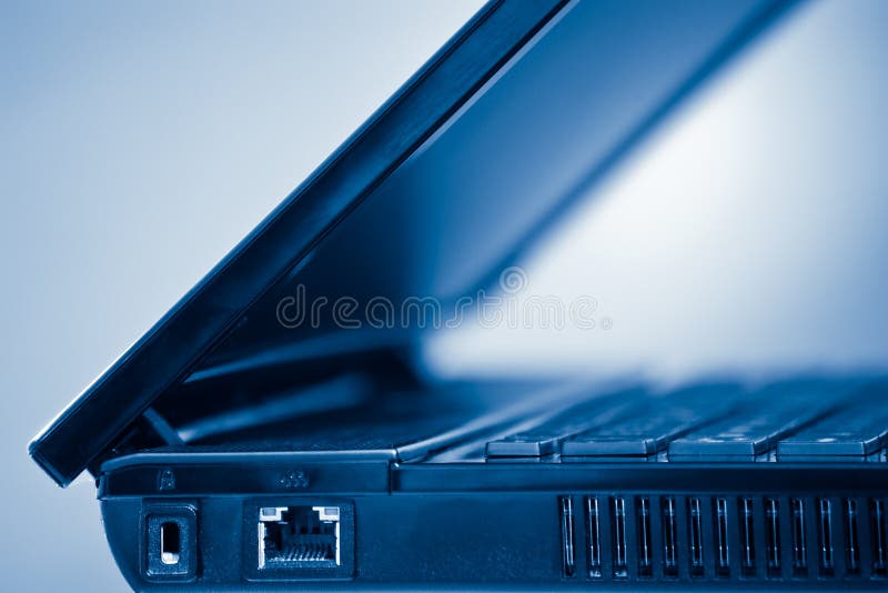 Laptop computer detail stock image. Image of keypad, copy - 12370049