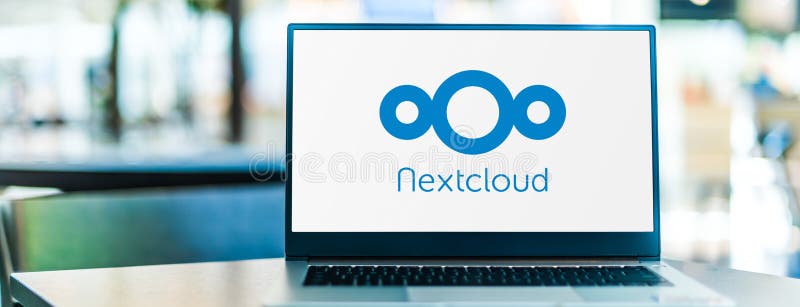 Laptop Computer Displaying Logo of Nextcloud Editorial Photography ...
